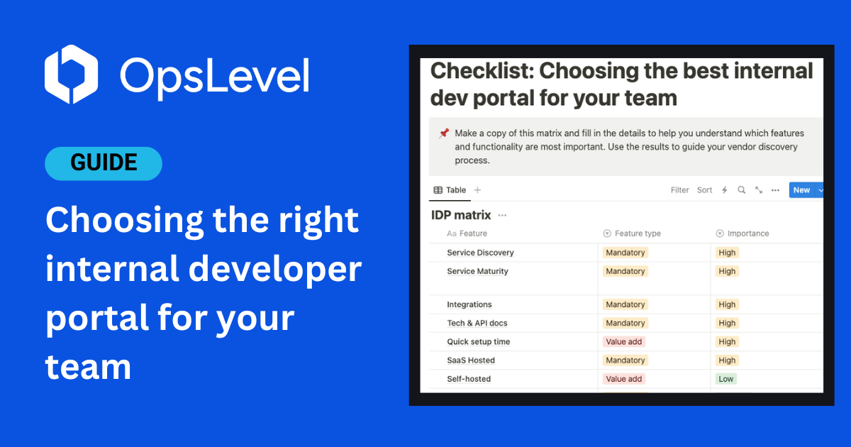Finding your IDP: A comprehensive guide to choosing an internal developer portal